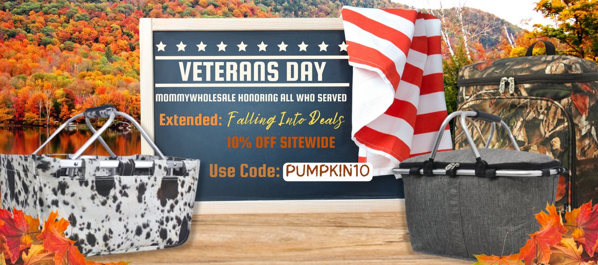 Picnic Baskets and Cooler Backpacks for Veterans Day BBQs!