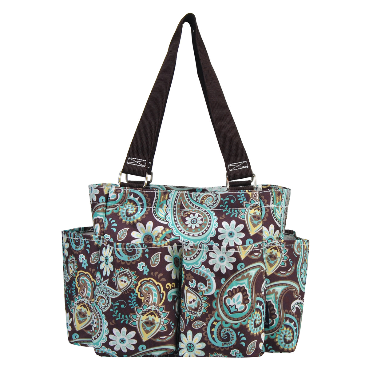 Teal Harmony NGIL Small Utility Tote In Bulk | MommyWholesale.com